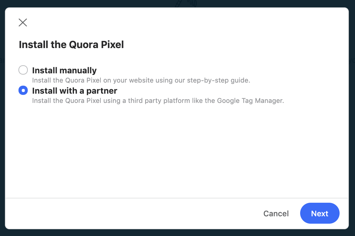 How do I install the Quora pixel using Google Tag Manager? – Quora